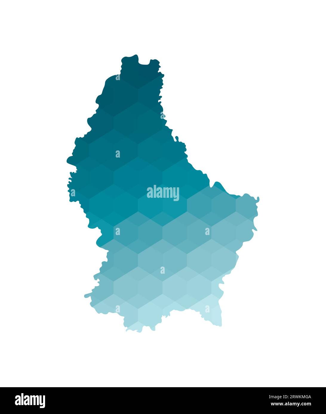 Vector isolated illustration icon with simplified blue silhouette of ...