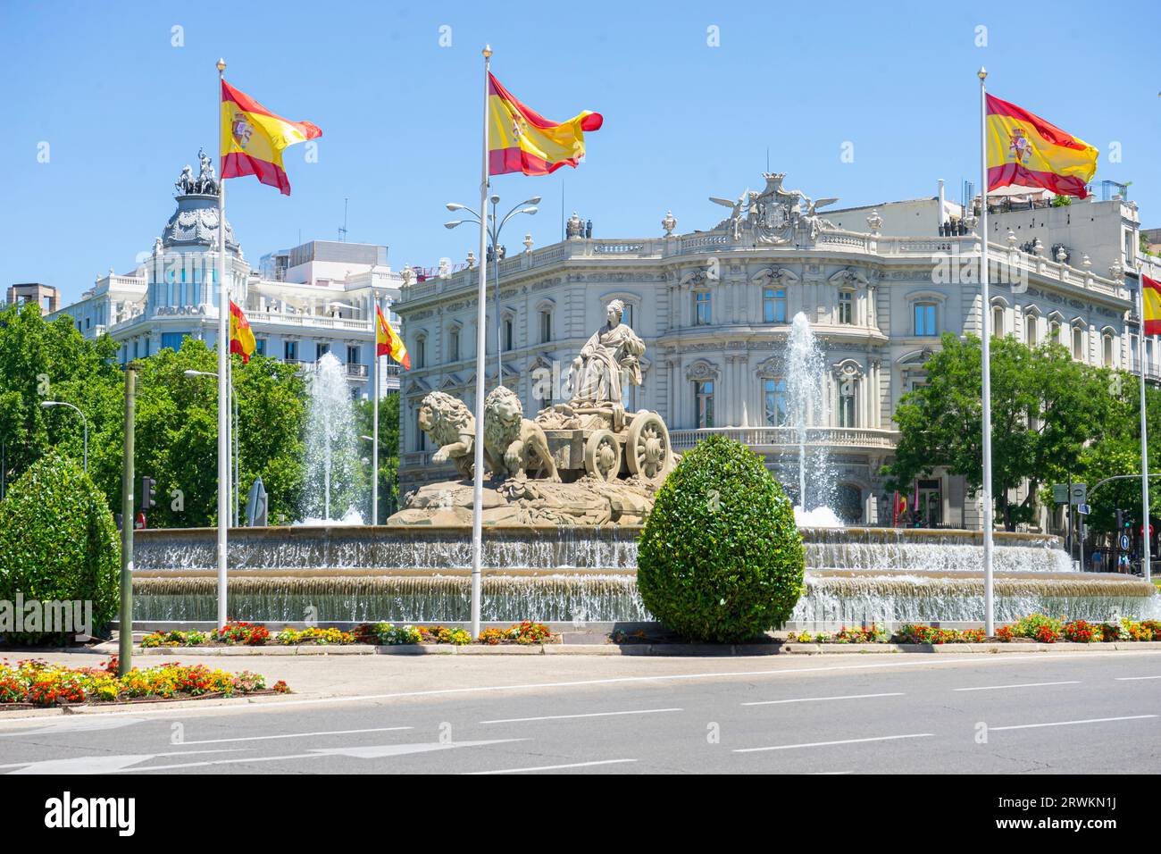 Traffic whirls, water dazzles. Madrid's beloved roundabout stands as a ...