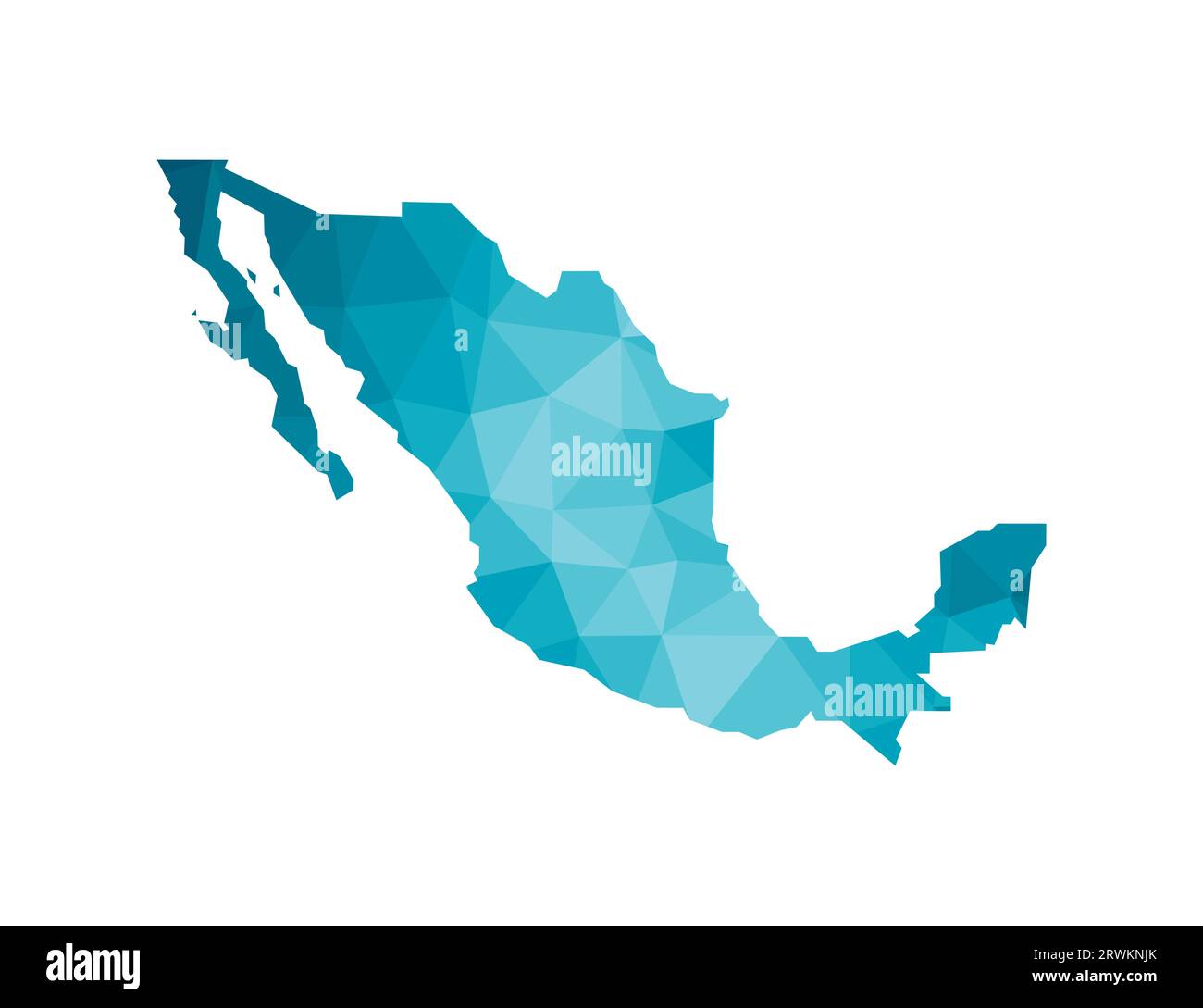 Mexico state map hi-res stock photography and images - Alamy
