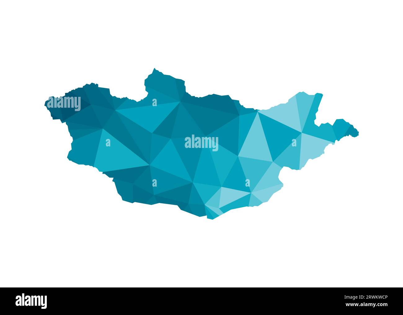 Vector isolated illustration icon with simplified blue silhouette of ...