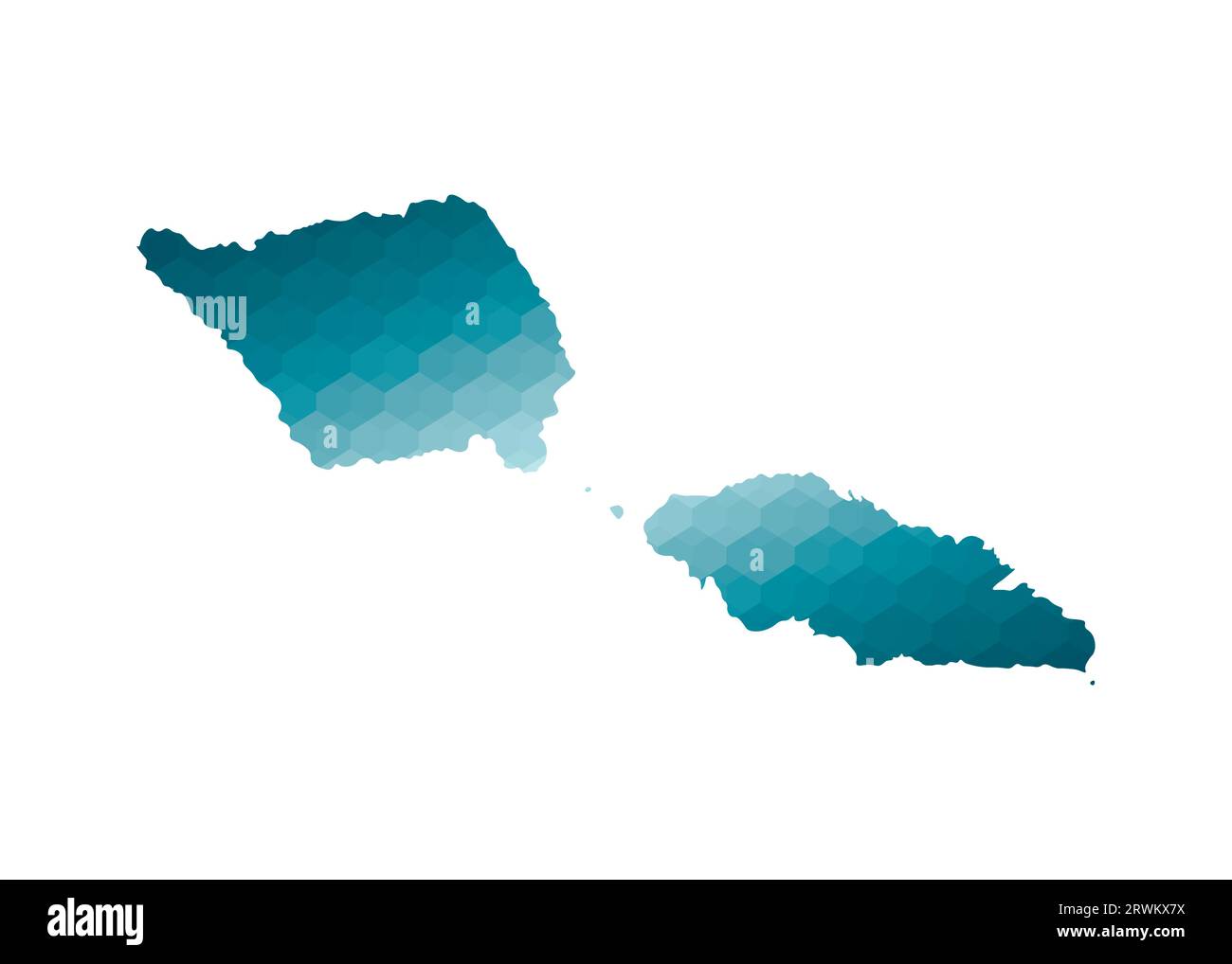 Samoa map hi-res stock photography and images - Alamy