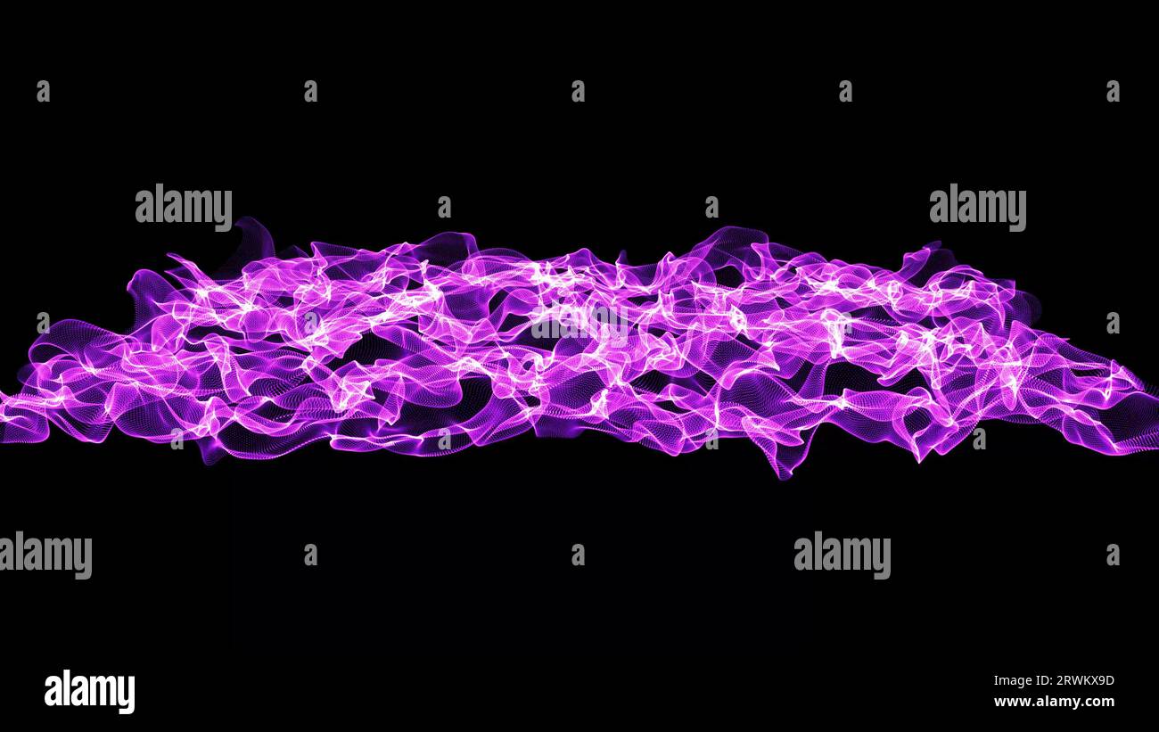 Abstract wave background violet. 3D animation Stock Photo - Alamy