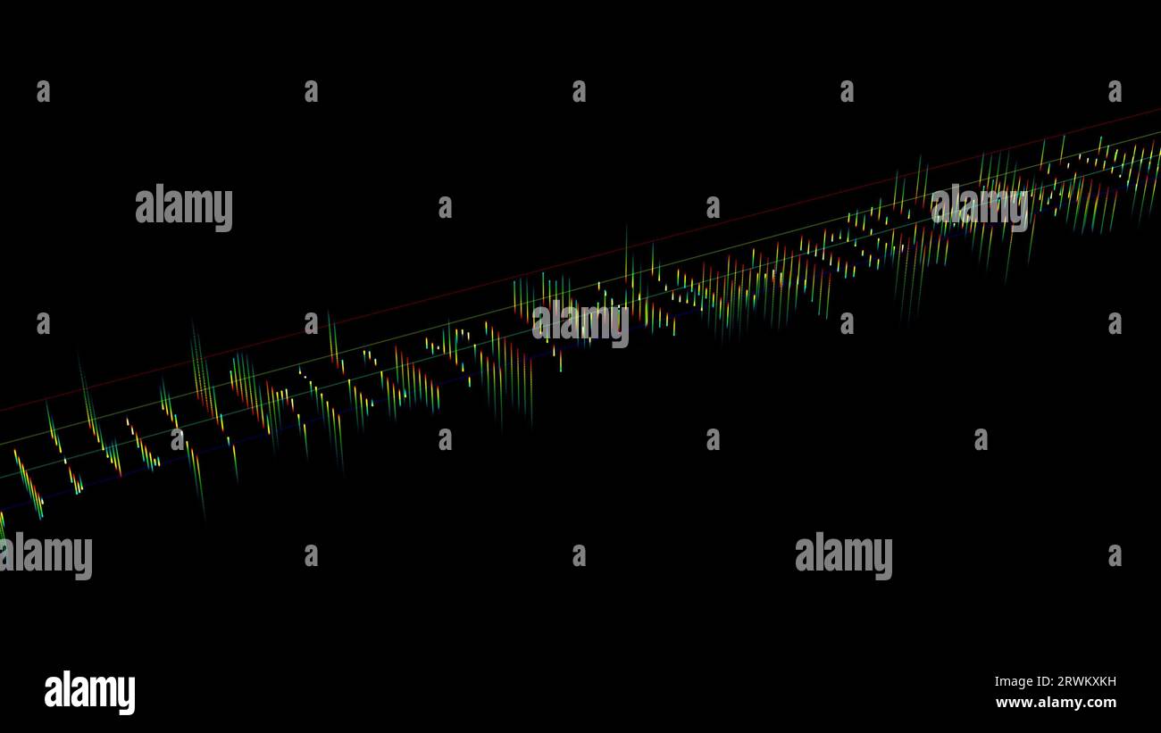 Animation green digital sound wave hi-res stock photography and images ...