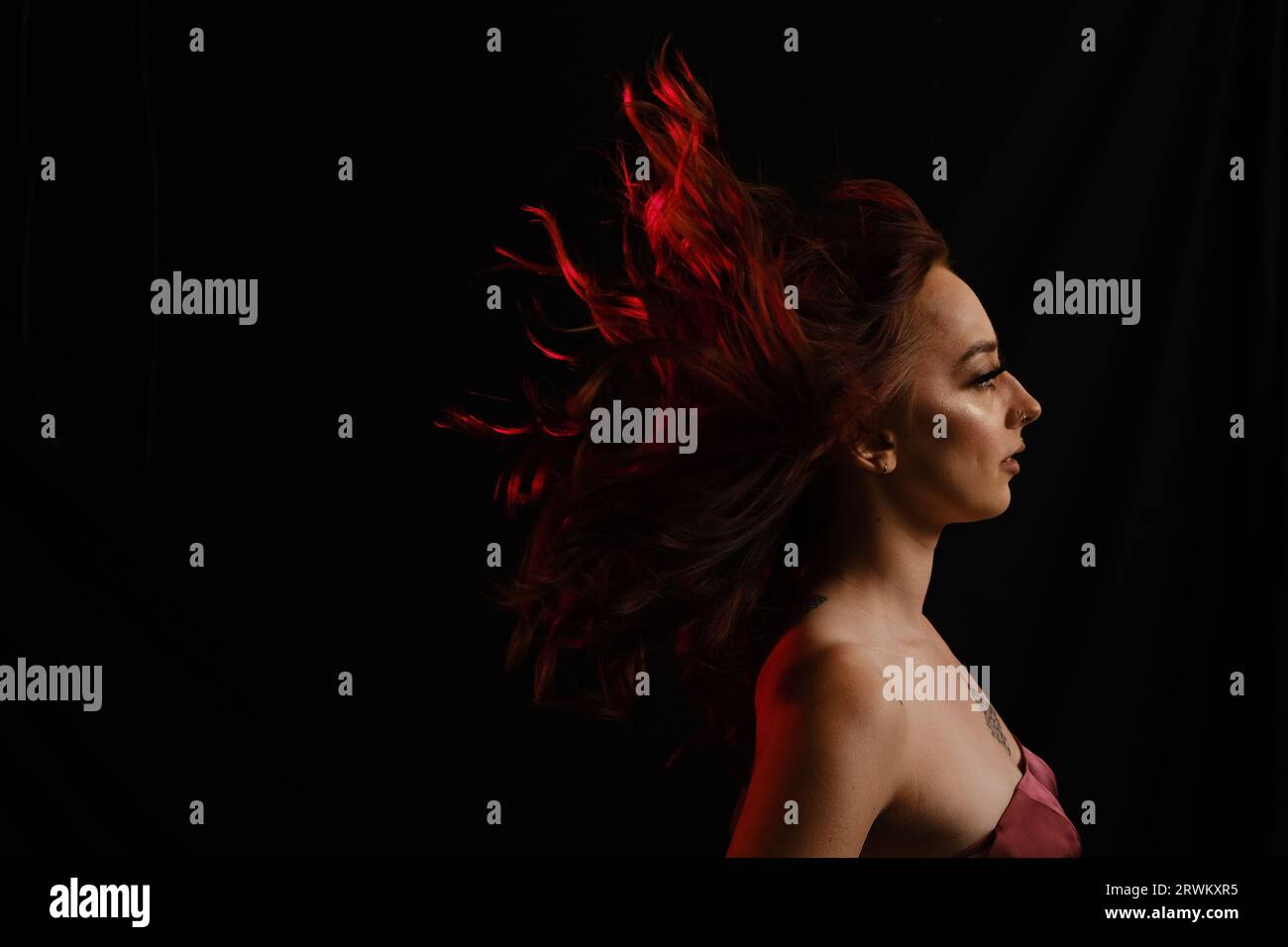Hair aflame hi-res stock photography and images - Alamy