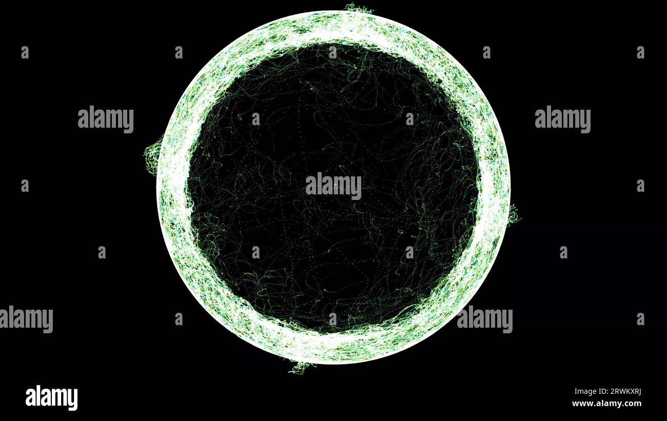 Animation green glowing sparks from hi-res stock photography and images ...