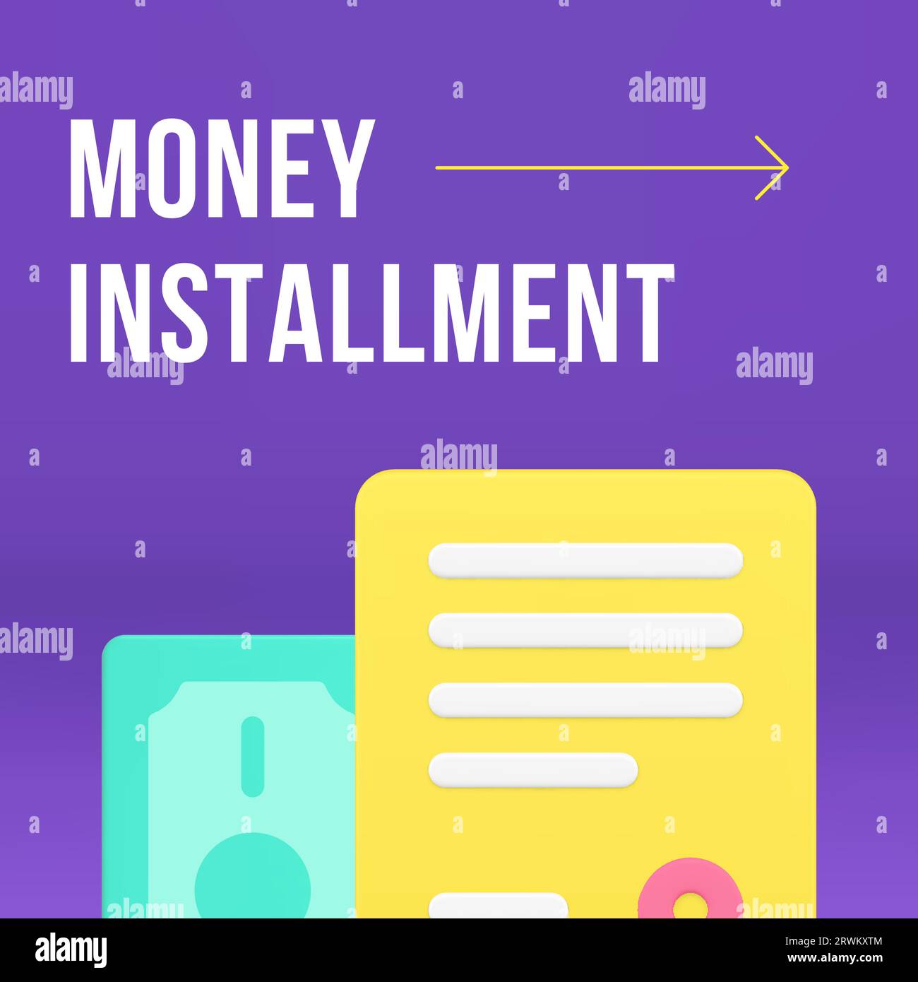 Installment ad Stock Vector Images - Alamy