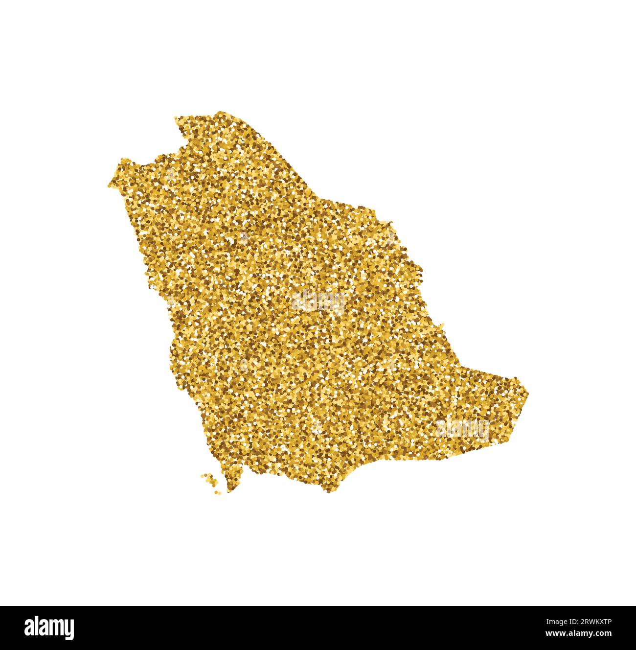 Saudi arabia gold map Cut Out Stock Images & Pictures - Alamy