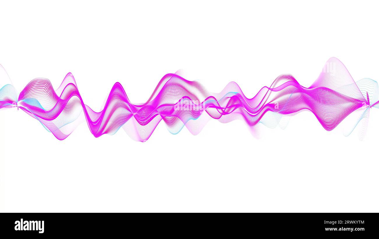 Dynamic energy stream. Abstract wave energy background. Fractal light ...