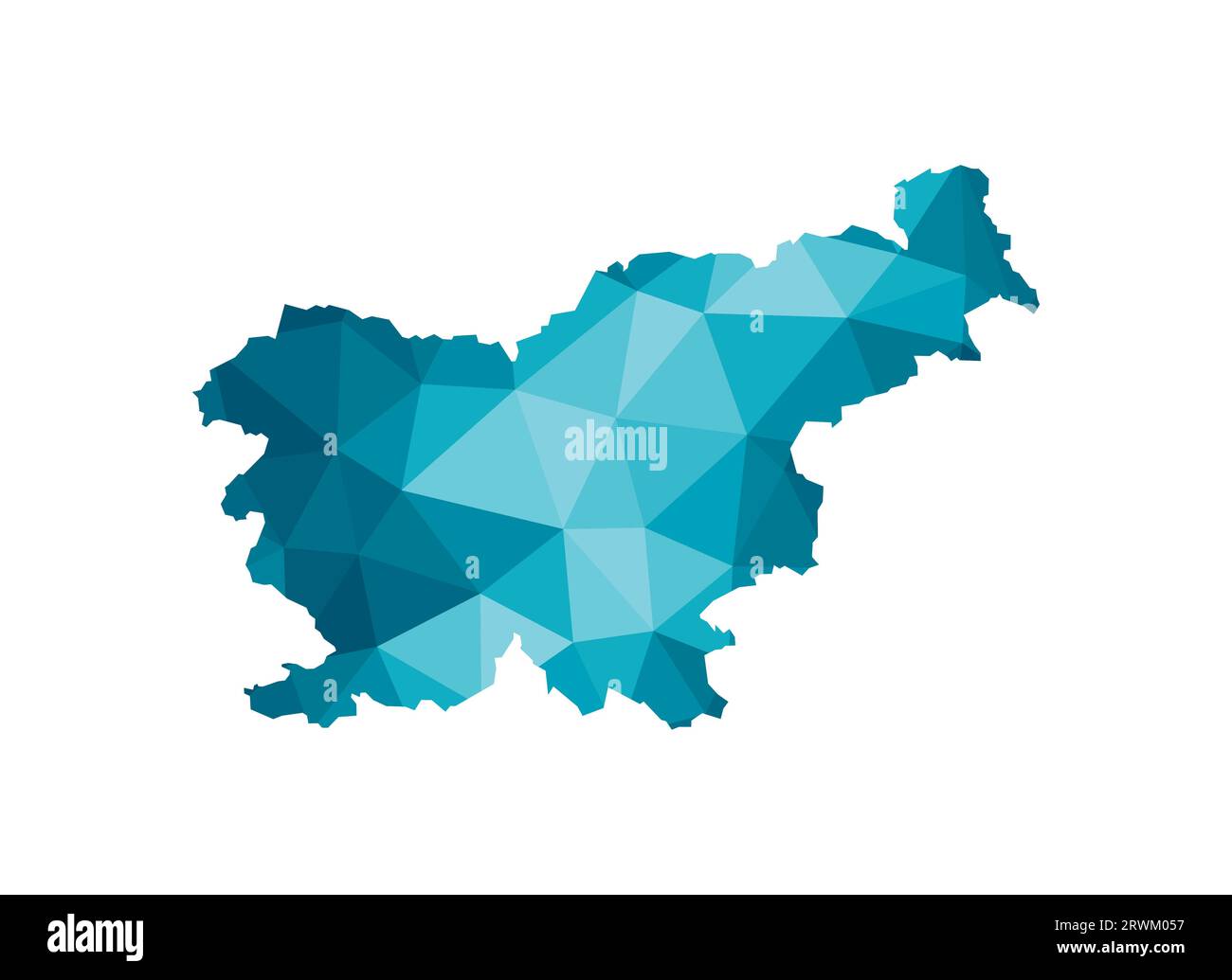 Vector isolated illustration icon with simplified blue silhouette of ...