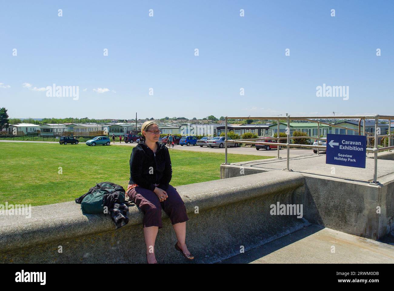 Seaview Holiday Park, St. Johns Road, Swalecliffe, Kent, UK. Seaside ...