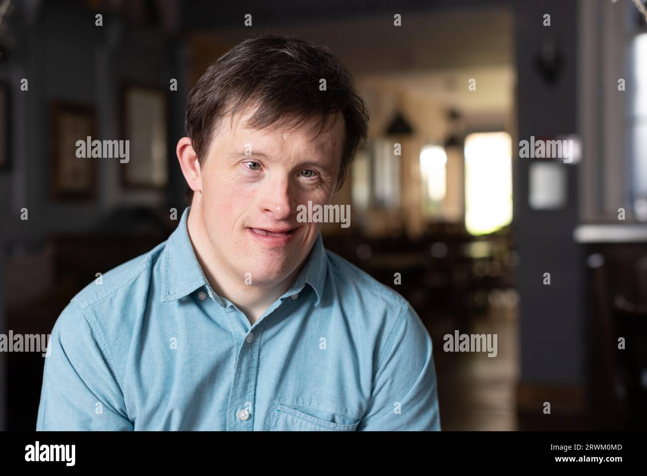 Tommy Jessop, British actor. He is the first actor with Down syndrome ...