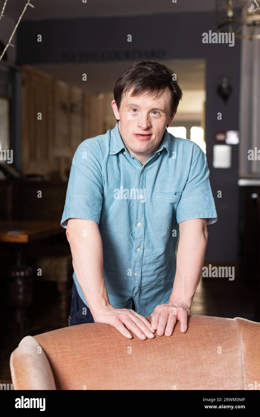 Tommy Jessop, British actor. He is the first actor with Down syndrome ...