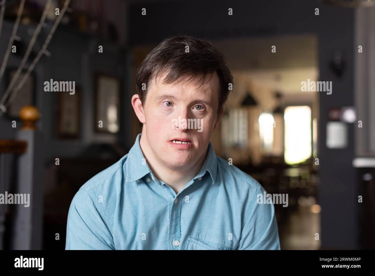 Tommy Jessop, British actor. He is the first actor with Down syndrome ...