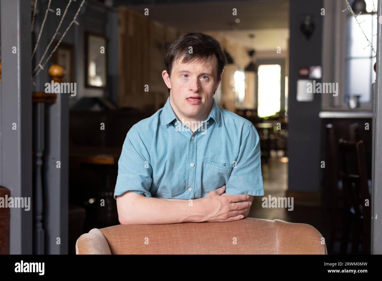 Tommy Jessop, British actor. He is the first actor with Down syndrome ...