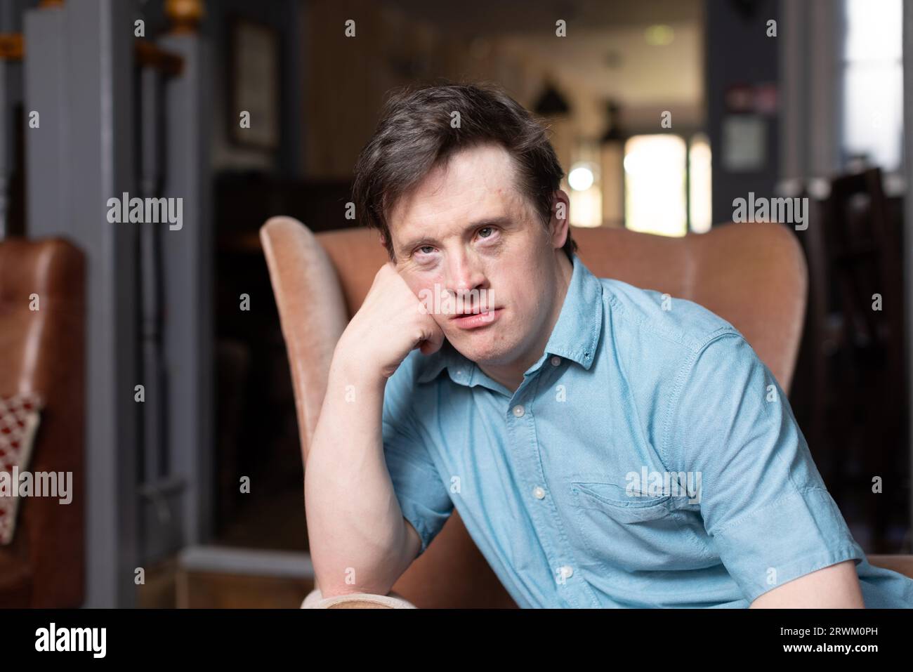 Tommy Jessop, British actor. He is the first actor with Down syndrome ...