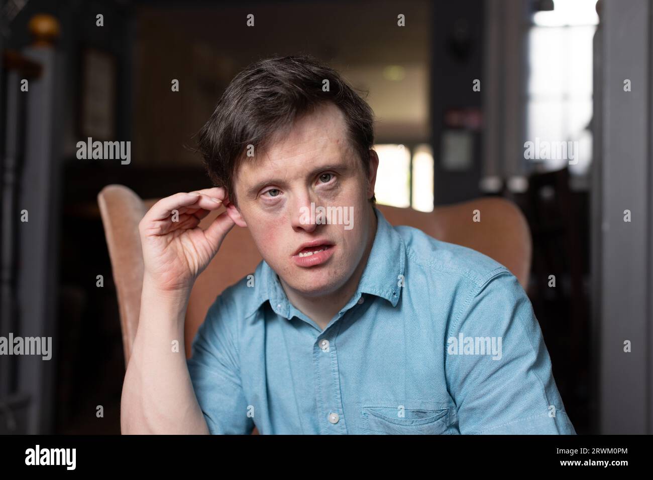 Tommy Jessop, British actor. He is the first actor with Down syndrome ...