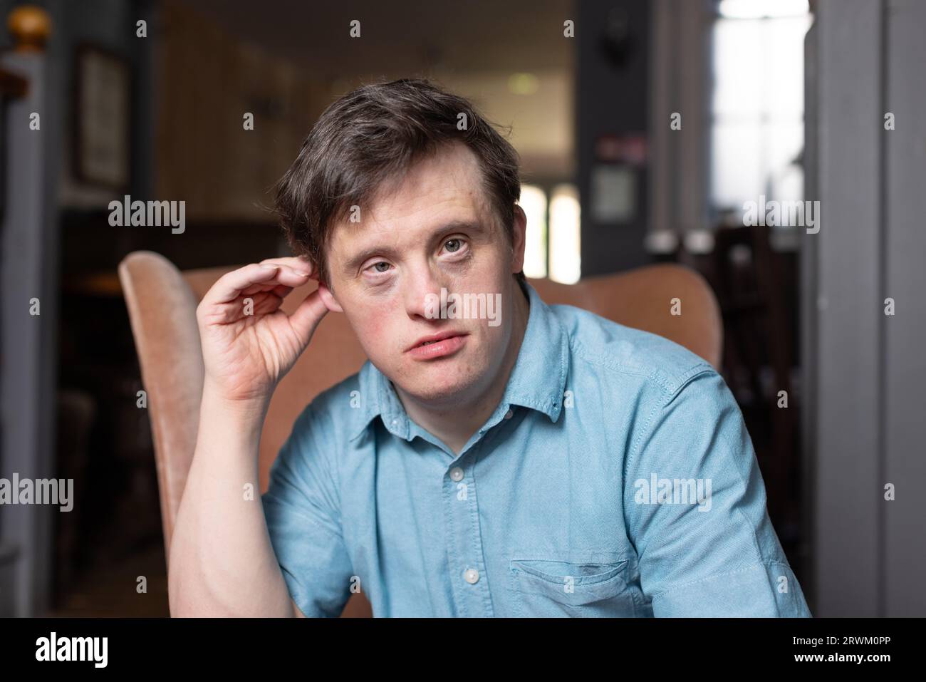 Tommy Jessop, British actor. He is the first actor with Down syndrome ...