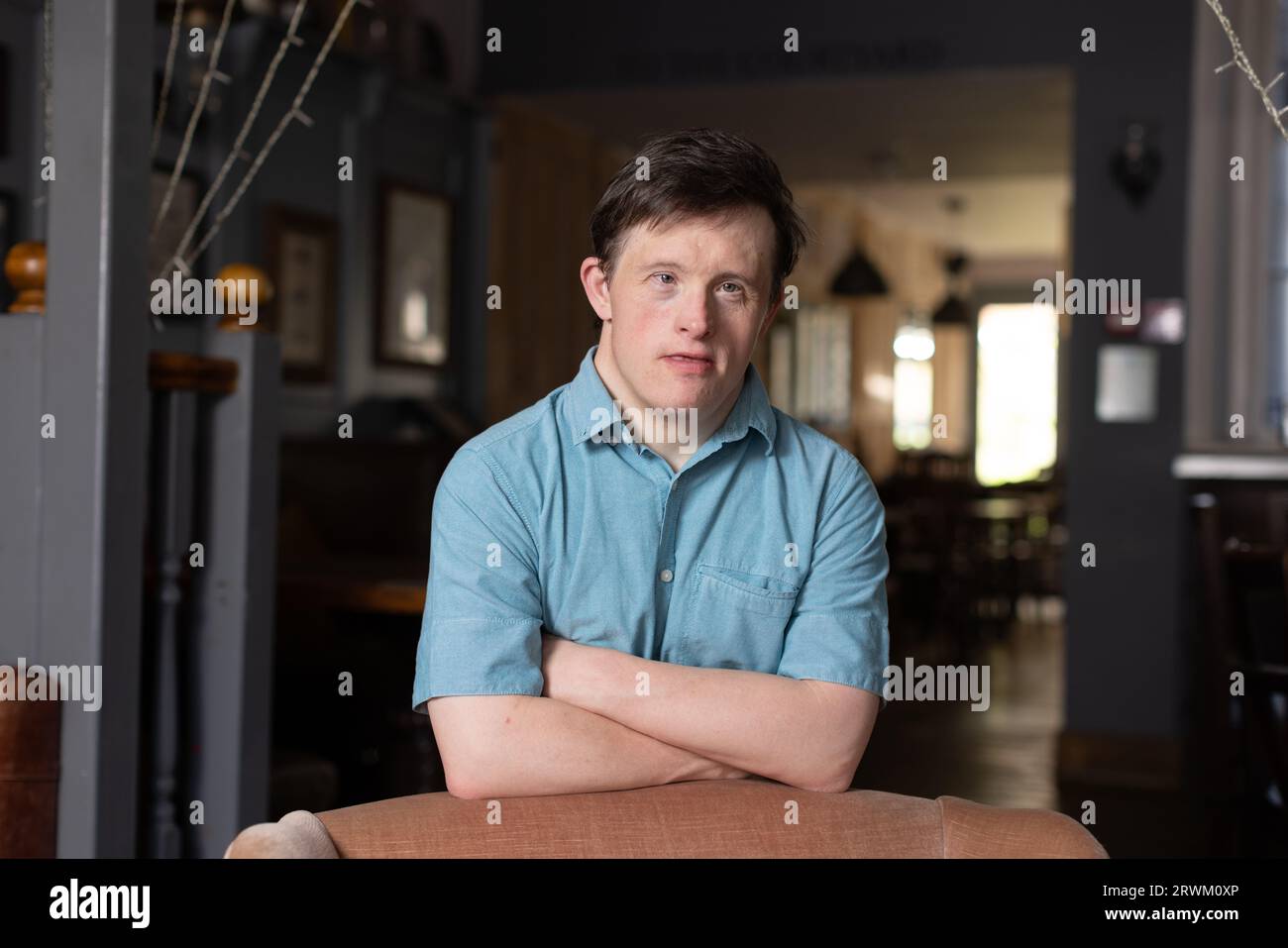 Tommy Jessop, British actor. He is the first actor with Down syndrome ...