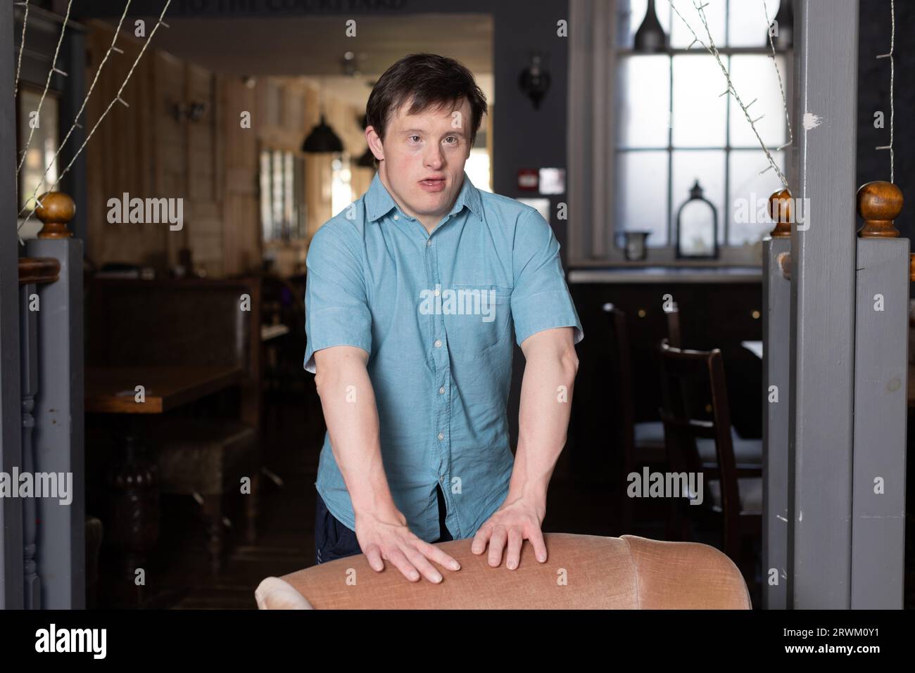 British male actor with downs syndrome hi-res stock photography and ...