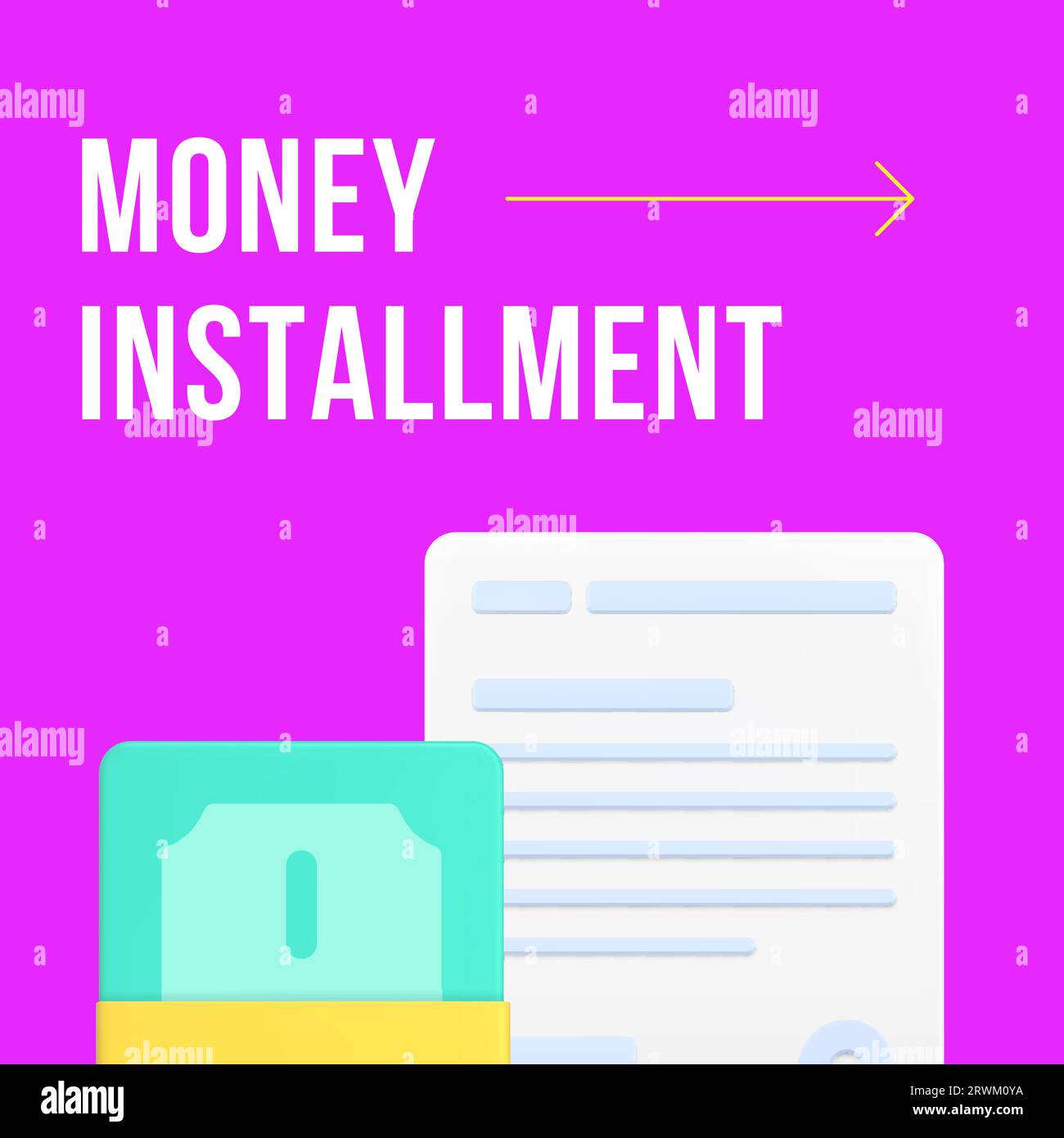 Money installment banking loan approval credit social media post design ...