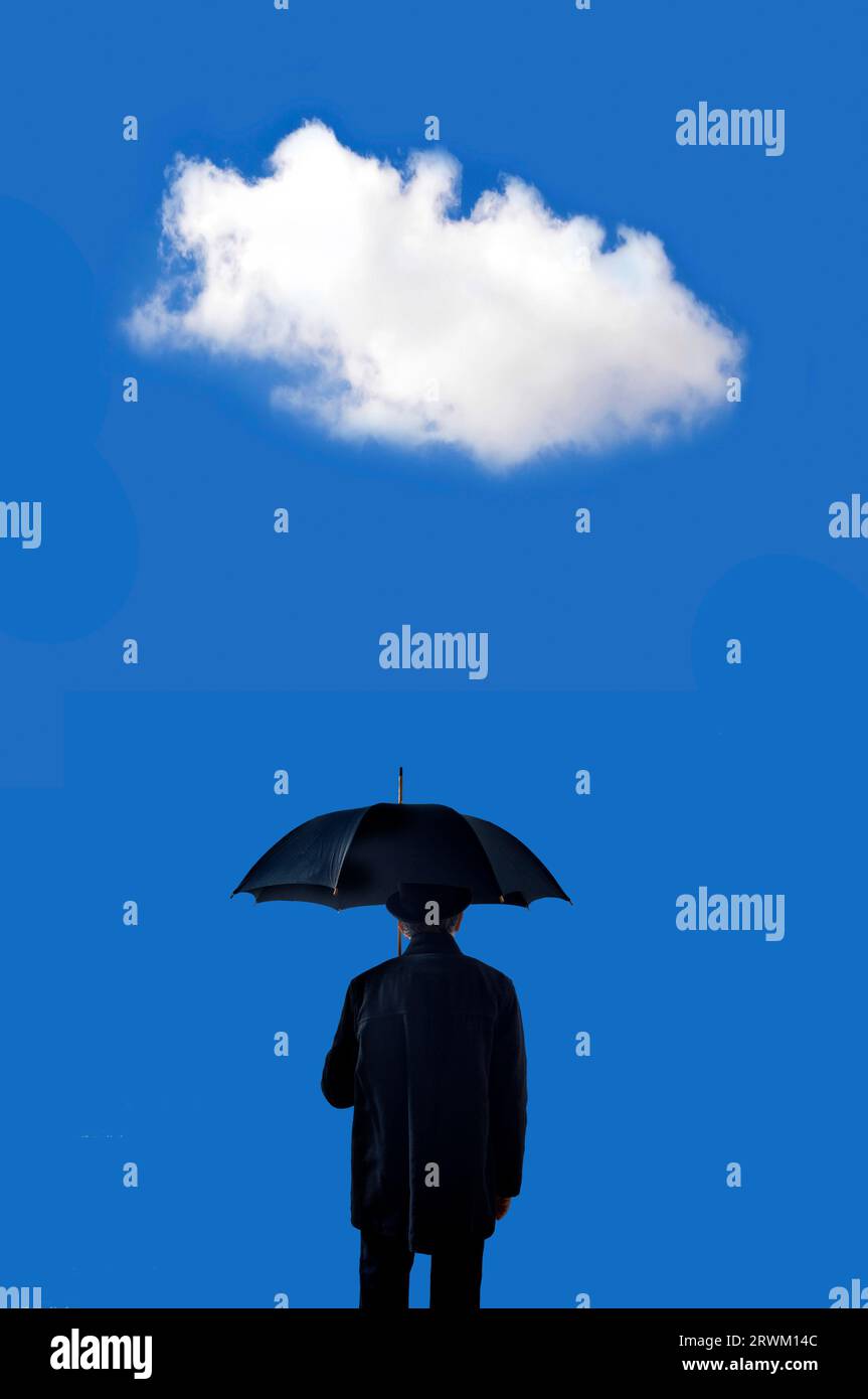 Man suit and umbrella hi-res stock photography and images - Alamy