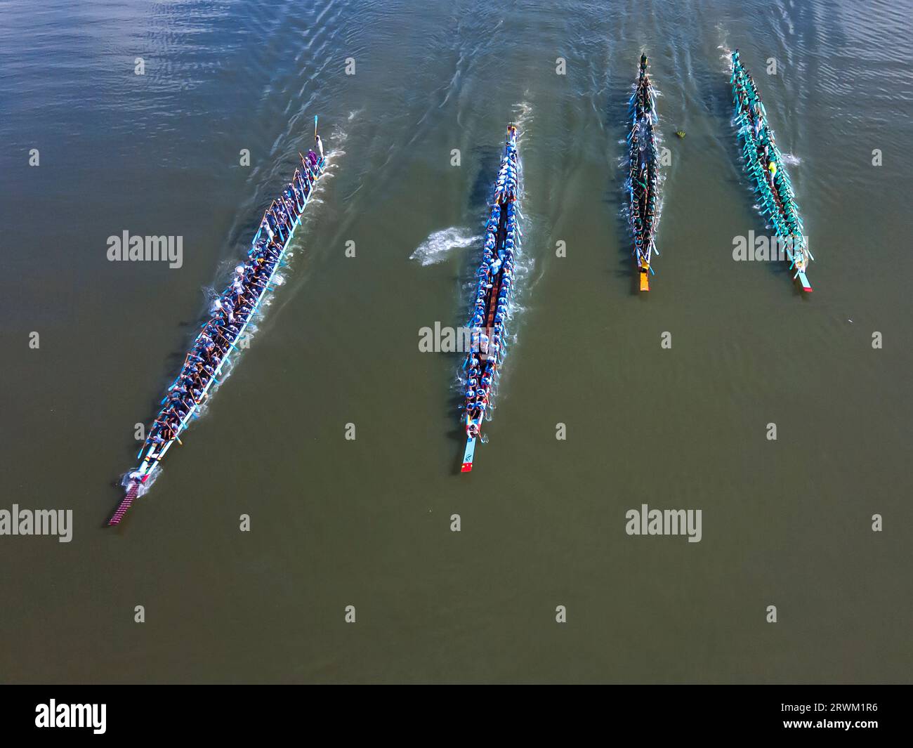 Nouka Baich is a traditional dragon boat-style paddling sport of ...