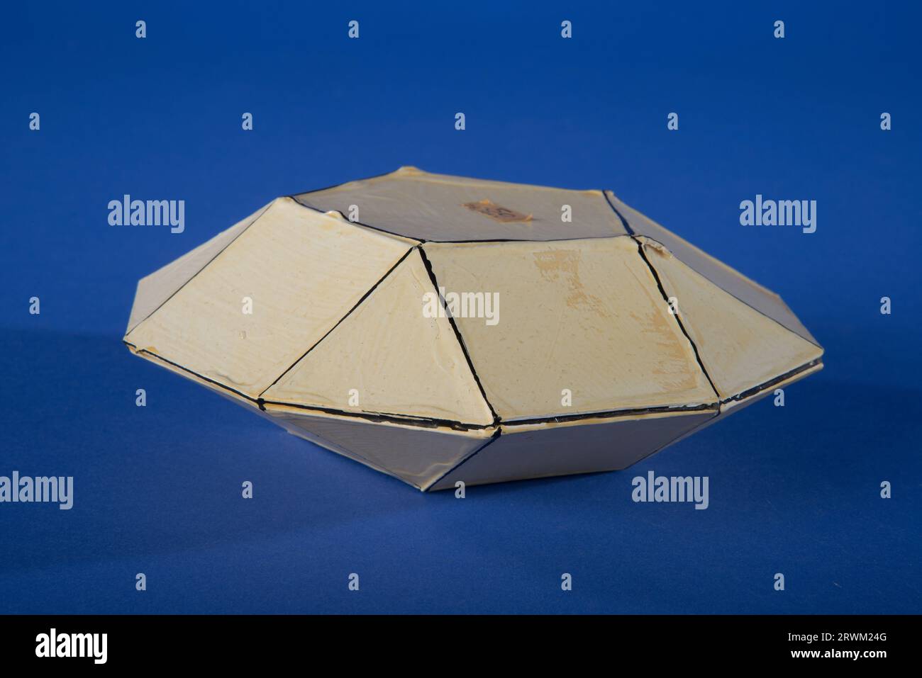Geometric model. Polyhedron by Martin Berman, Pentagonal Orthobicupola ...