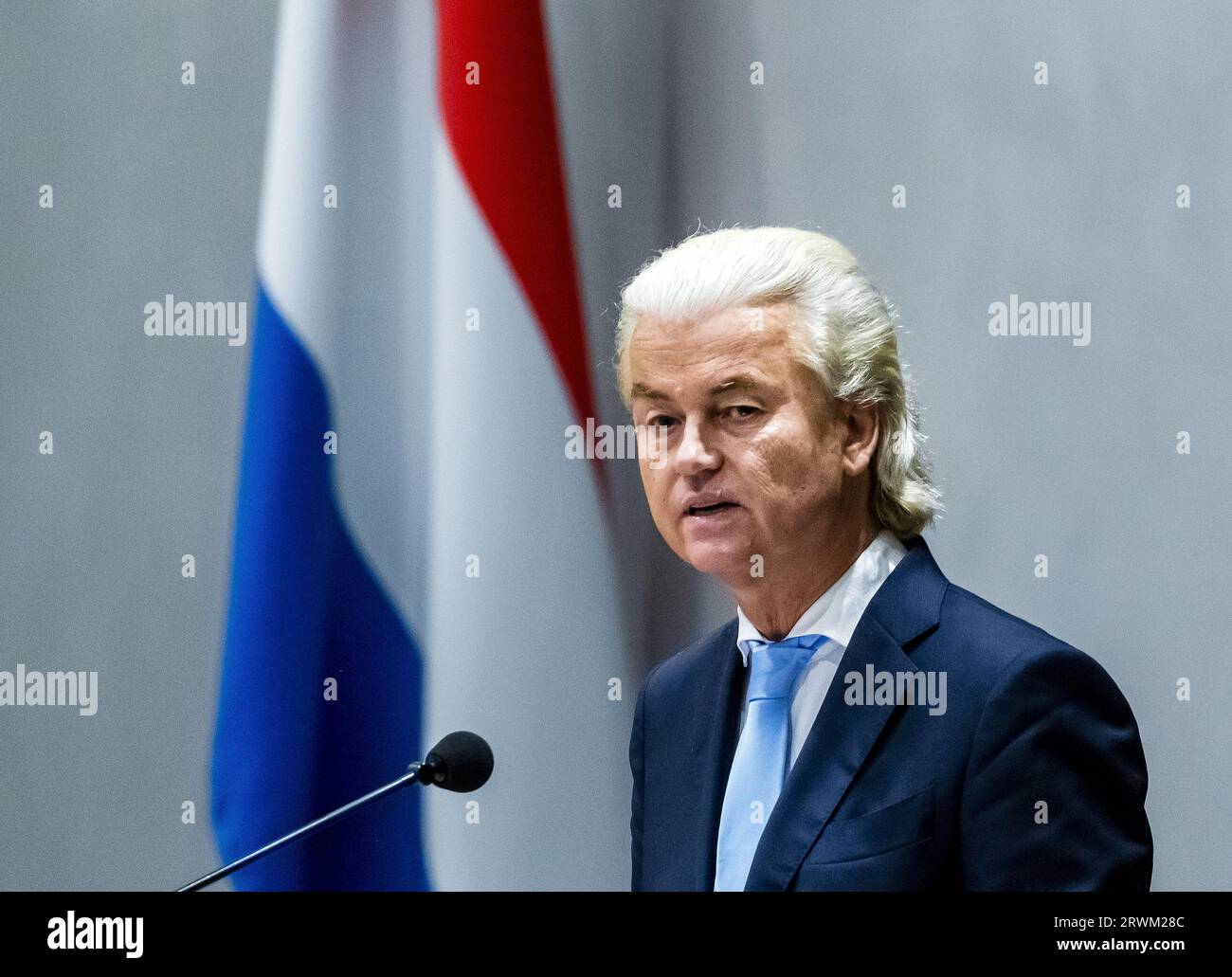 THE HAGUE - Geert Wilders (PVV) during the first day of the General ...