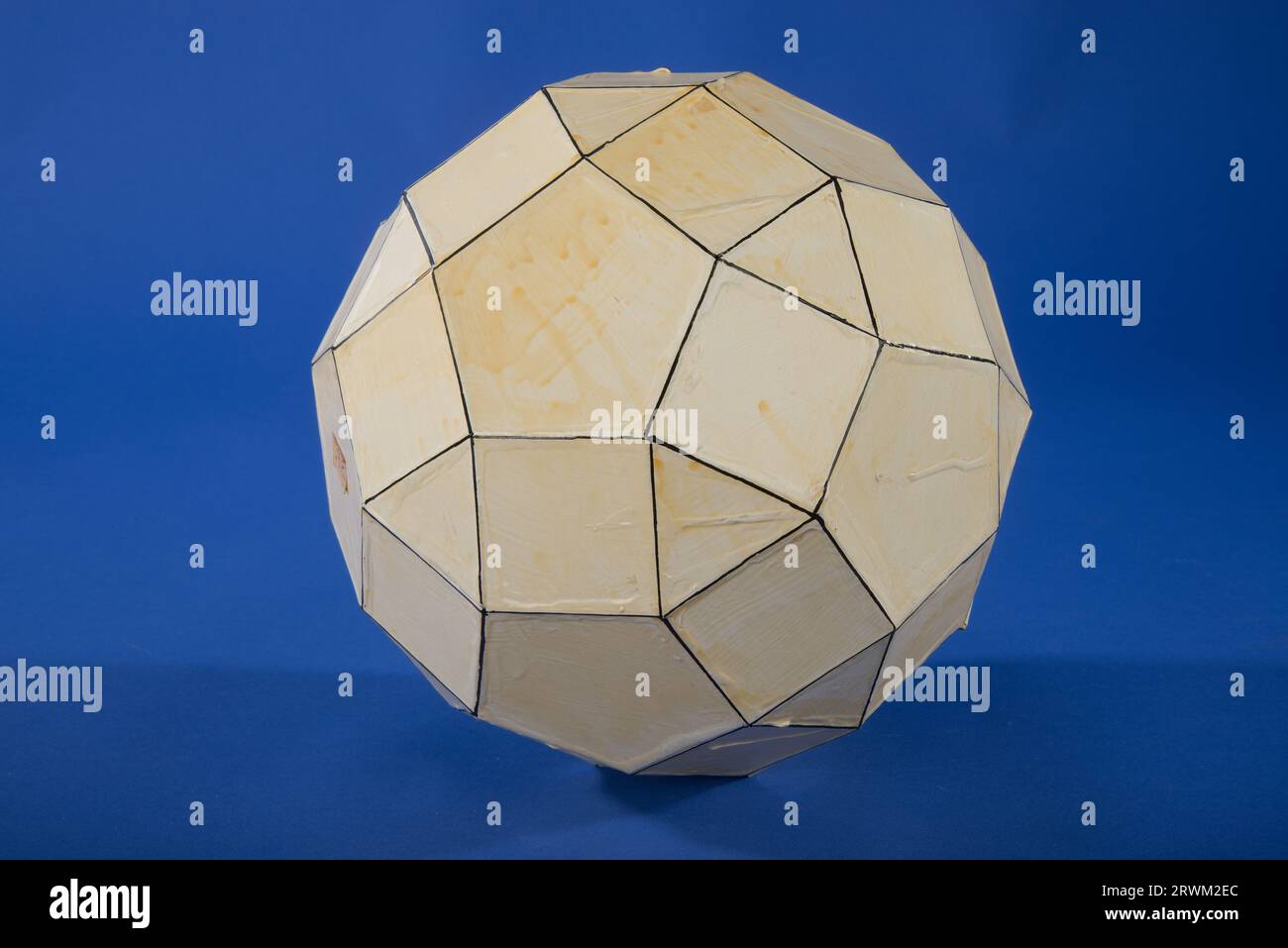 Geometric model by Martin Berman, Gyrate Rhombicosidodecahedron. 1978. ...