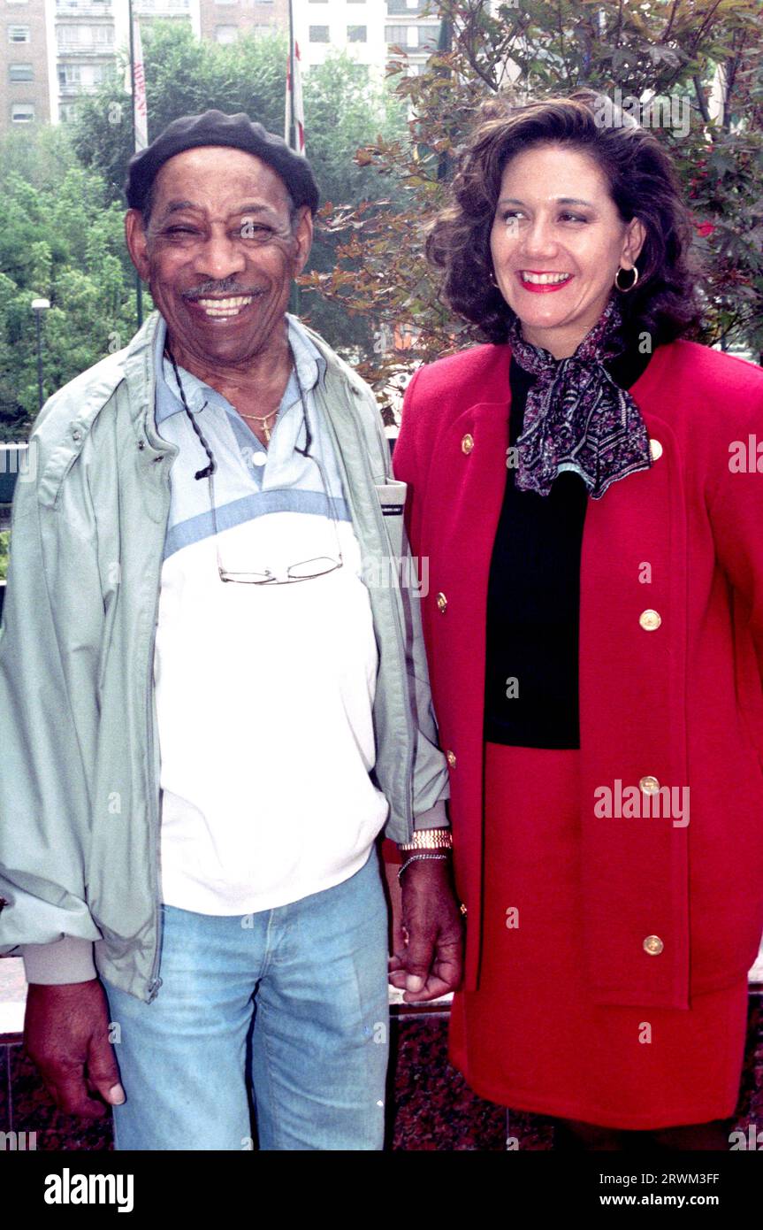 Milan Italy 1997-11-09 : Al and Janie Hendrix, father and sister of ...