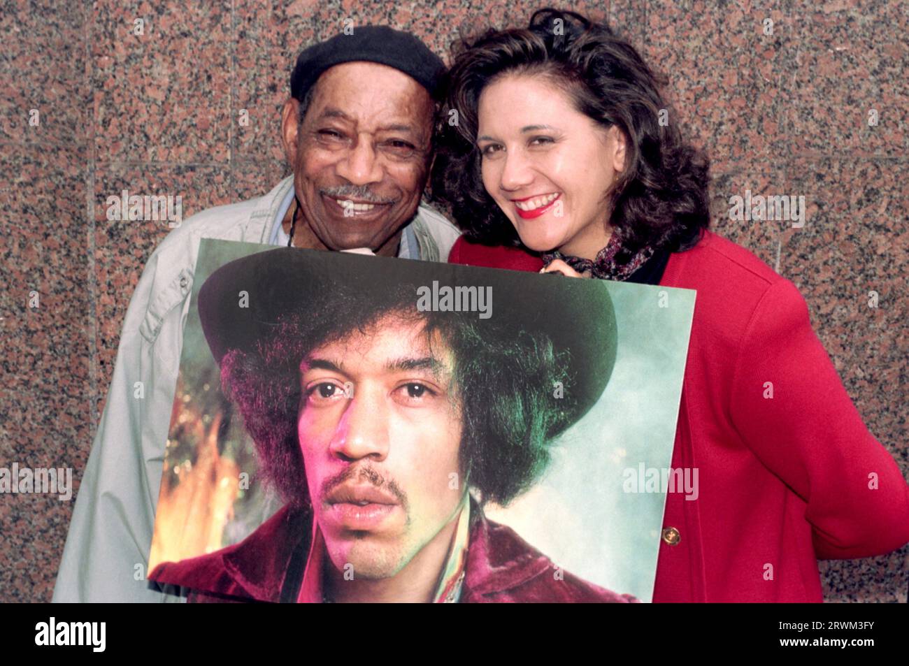 Milan Italy 1997-11-09 : Al and Janie Hendrix, father and sister of ...