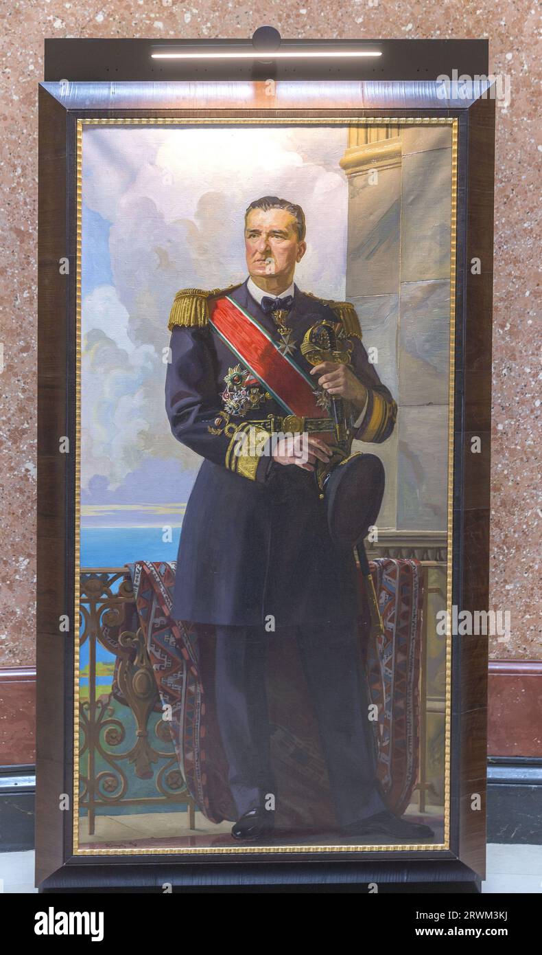 Portrait of the Miklós Horthy Stock Photo - Alamy