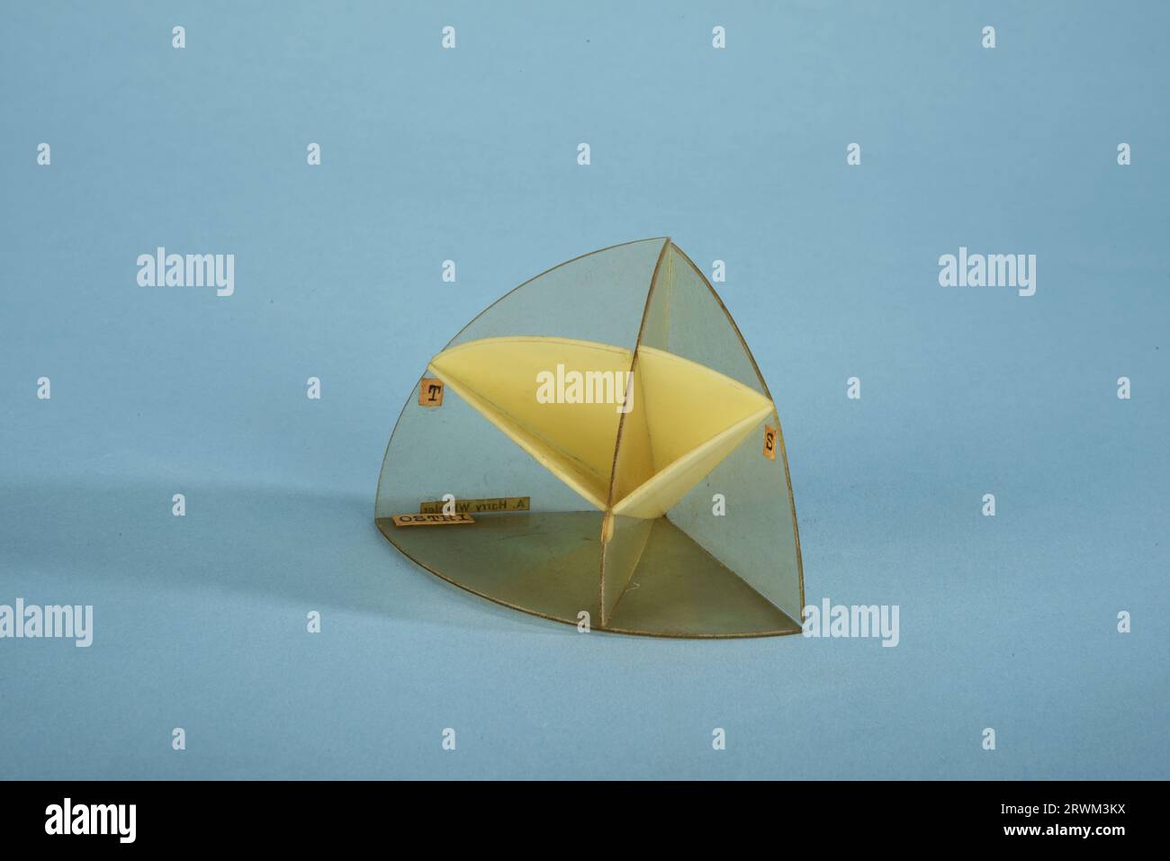 Geometric model by A. Harry Wheeler, Spherical Triangle and Octant of a ...