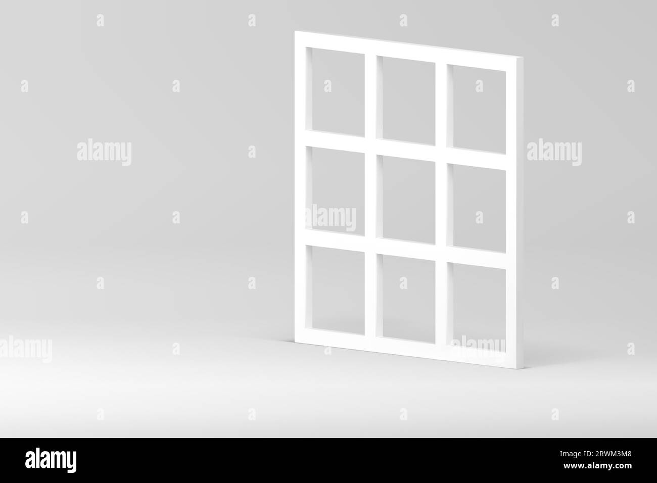 White 3d cell grid wall background display mock up for cosmetic product ...
