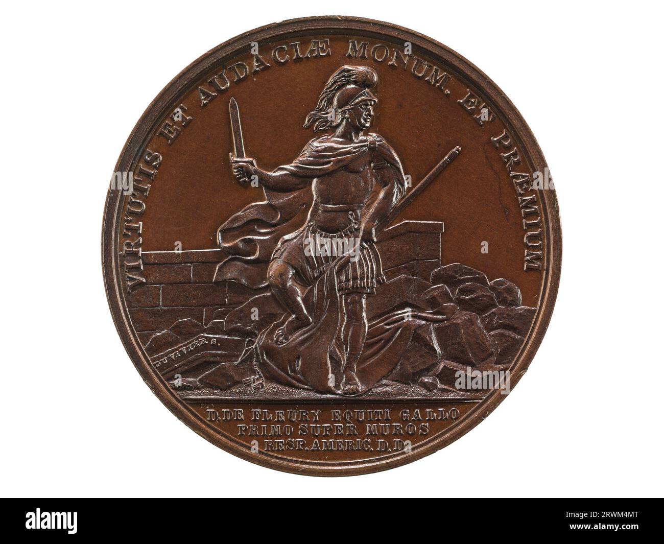 Medal, Francois Louis Teissedre de Fleury at Stony Point, 1779/1880 ...