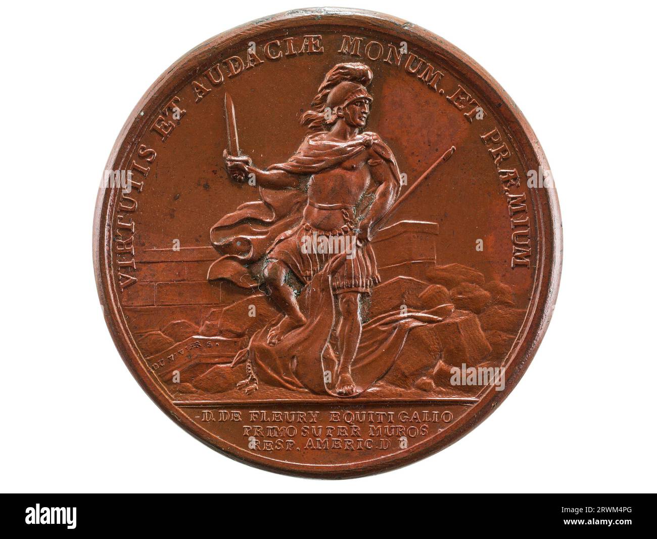 Medal, Francois Louis Teissedre de Fleury at Stony Point, 1880, obverse ...