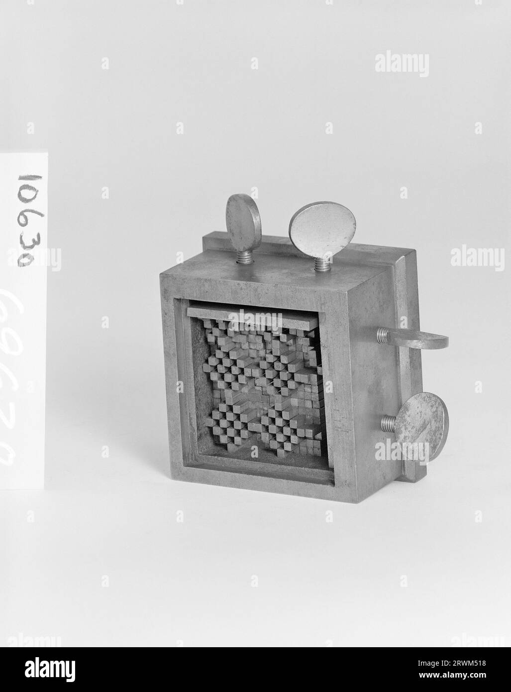Patent model. Method of casting blocks for printing, Berry, patent no ...