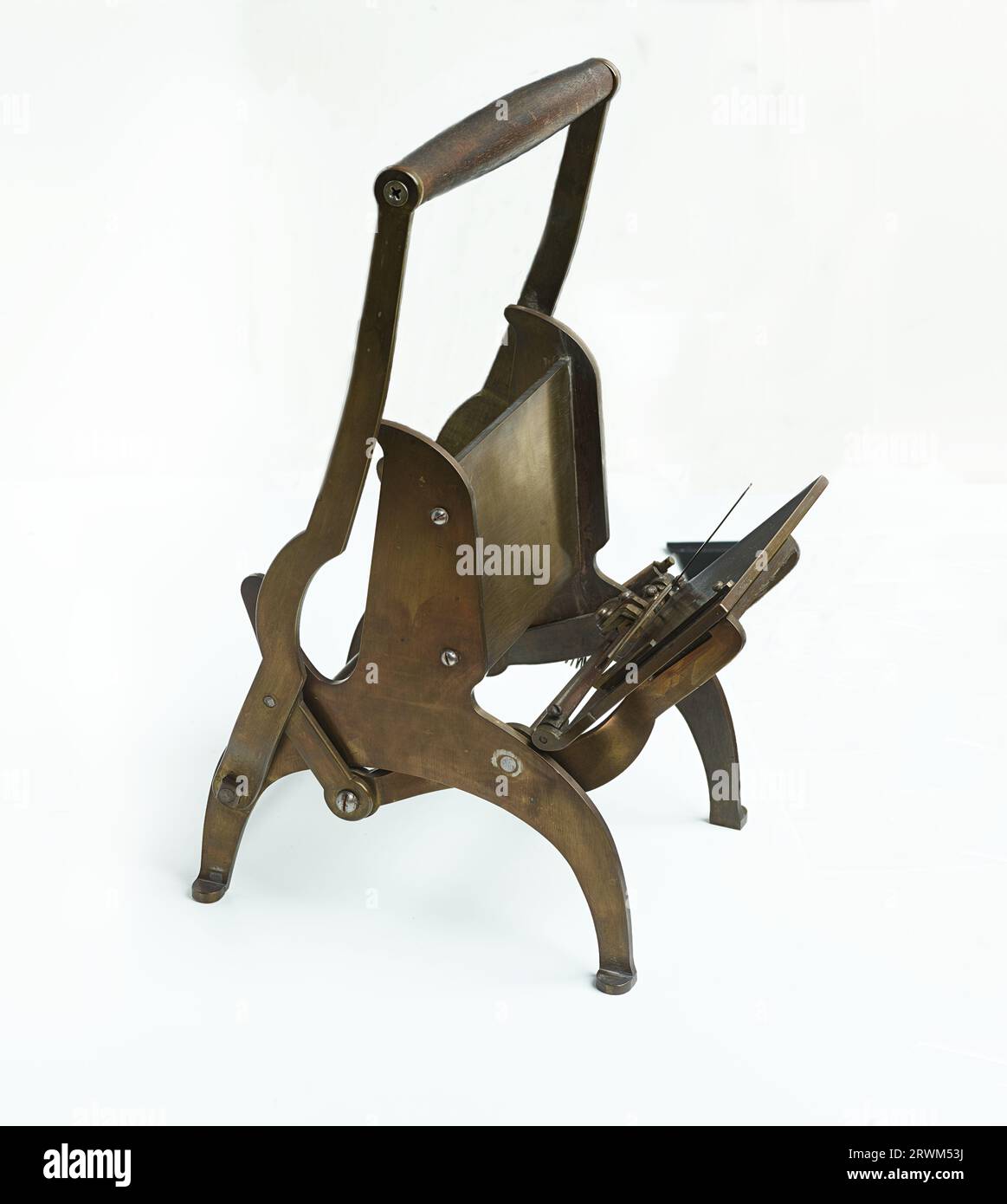 1996.0062.08; Patent model, card guage for platen printing press ...