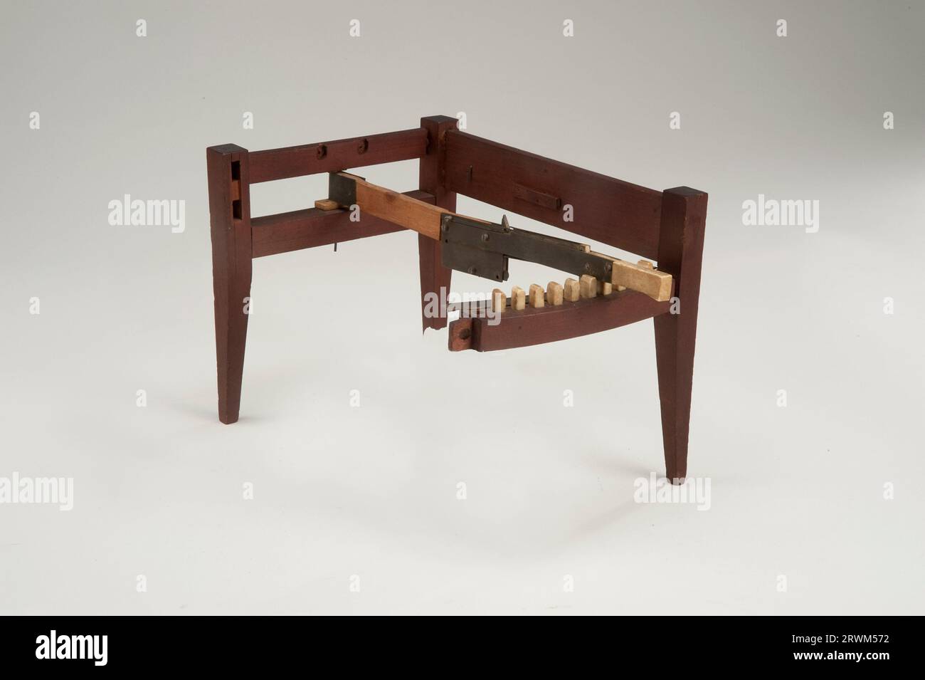 Patent model. Typesetting machine, Harger, patent no. 28857. 1997.0198. ...