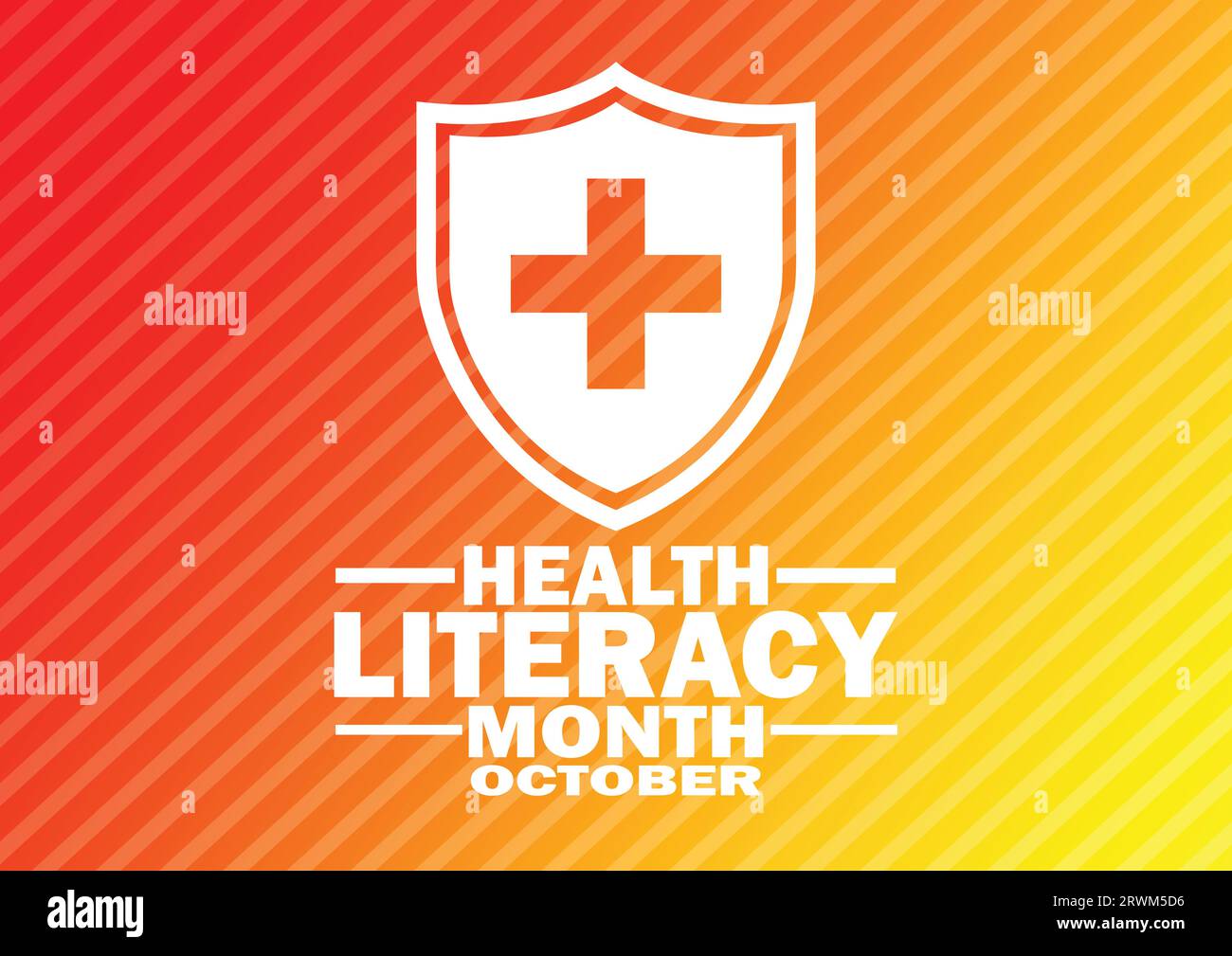 Health Literacy Month October Vector illustration. Holiday concept ...