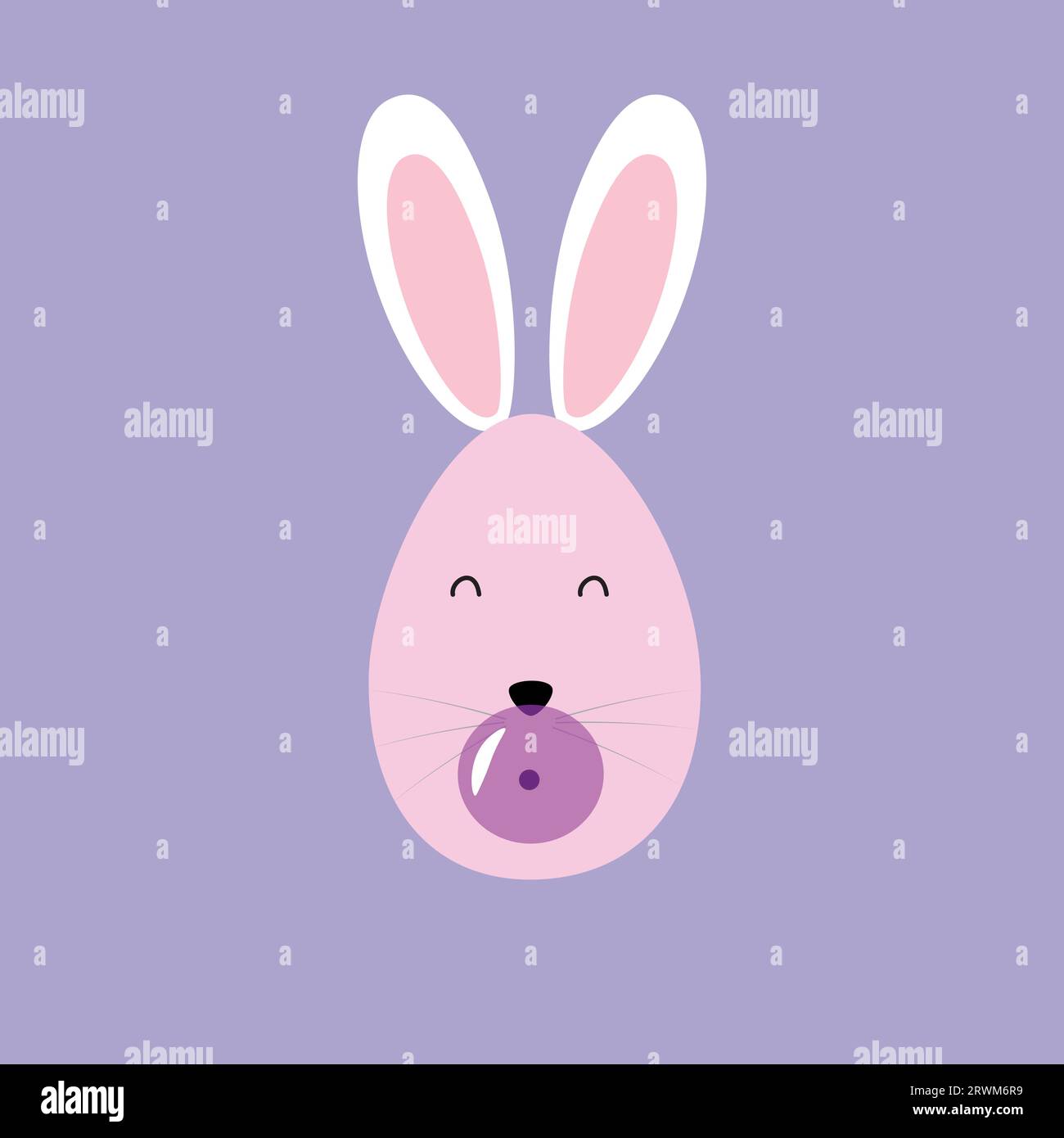Pink bubble gum vector hi-res stock photography and images - Alamy