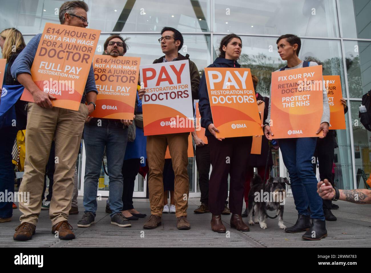 London, UK. 20th September 2023. British Medical Association (BMA ...