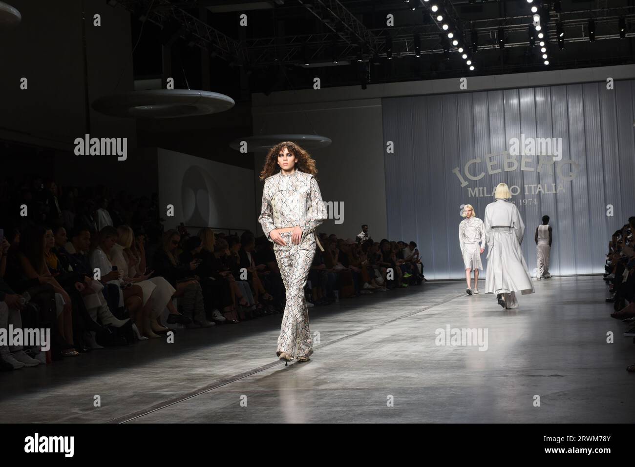 Milan, Italy. 20th Sep, 2023. Models walks the runway during the ...