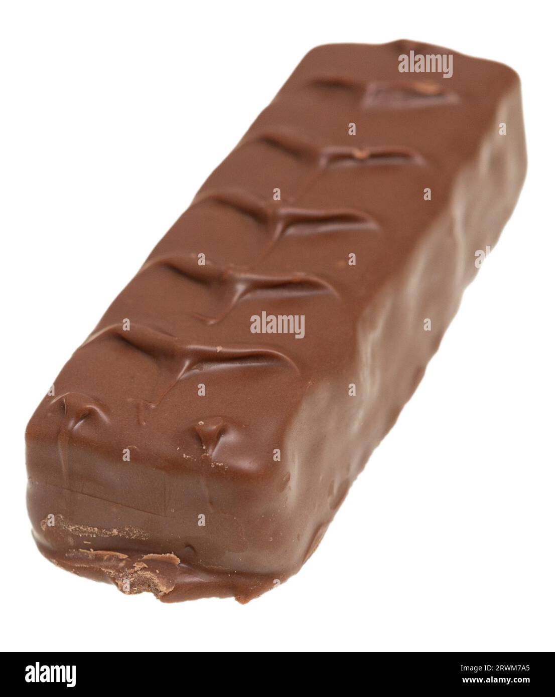 Chocolate bar isolated on white background Stock Photo - Alamy