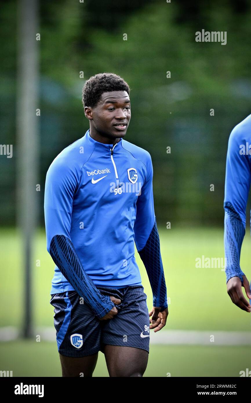 Brussels, Belgium. 20th Sep, 2023. Genk's Christopher Bonsu Baah ...