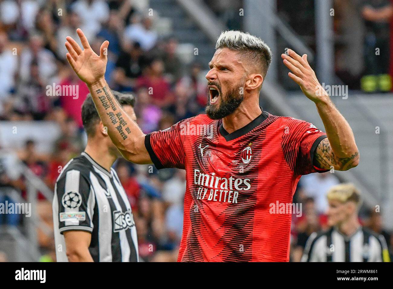Milano, Italy. 19th, September 2023. Olivier Giroud (9) of AC Milan ...