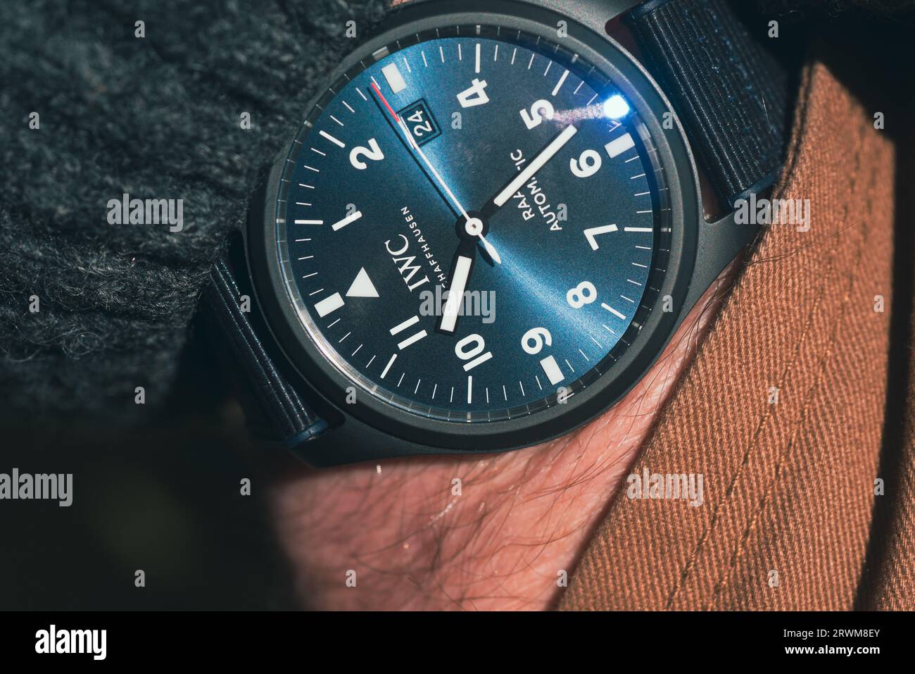 images of the a special IWC RAAF Automatic pilots watch made with the ...