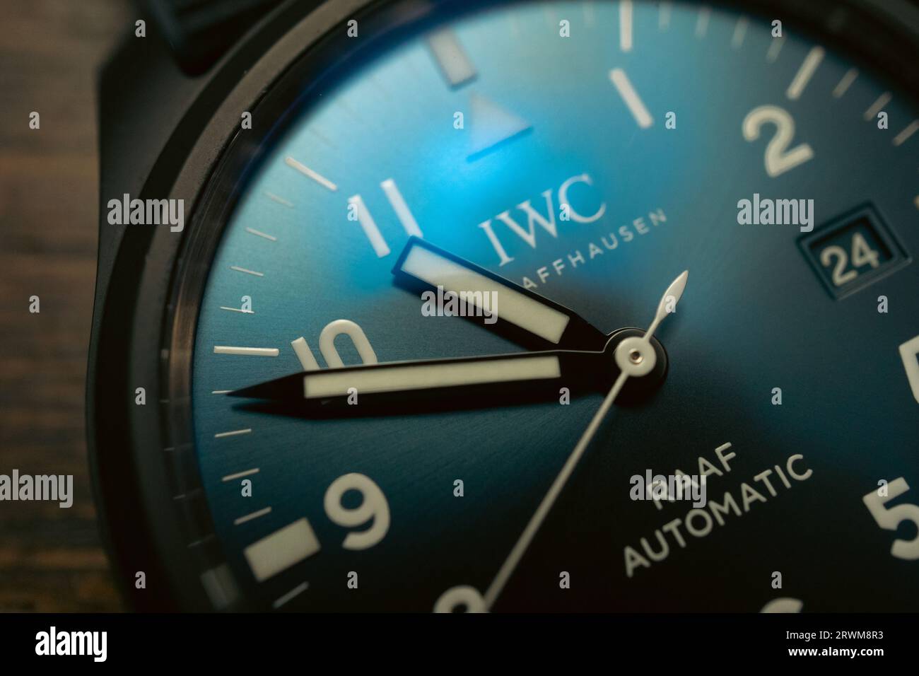 images of the a special IWC RAAF Automatic pilots watch made with the ...