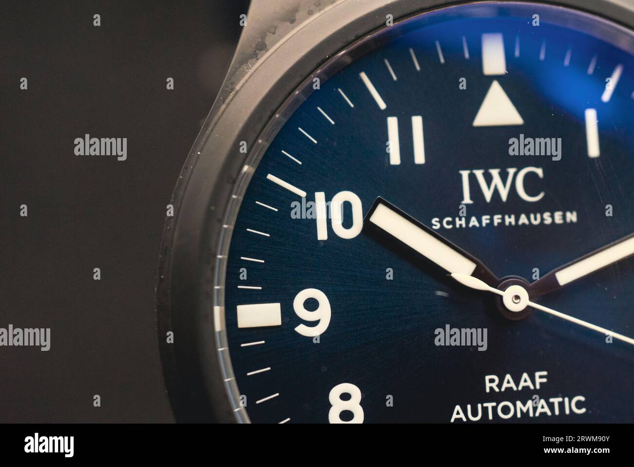 images of the a special IWC RAAF Automatic pilots watch made with the ...