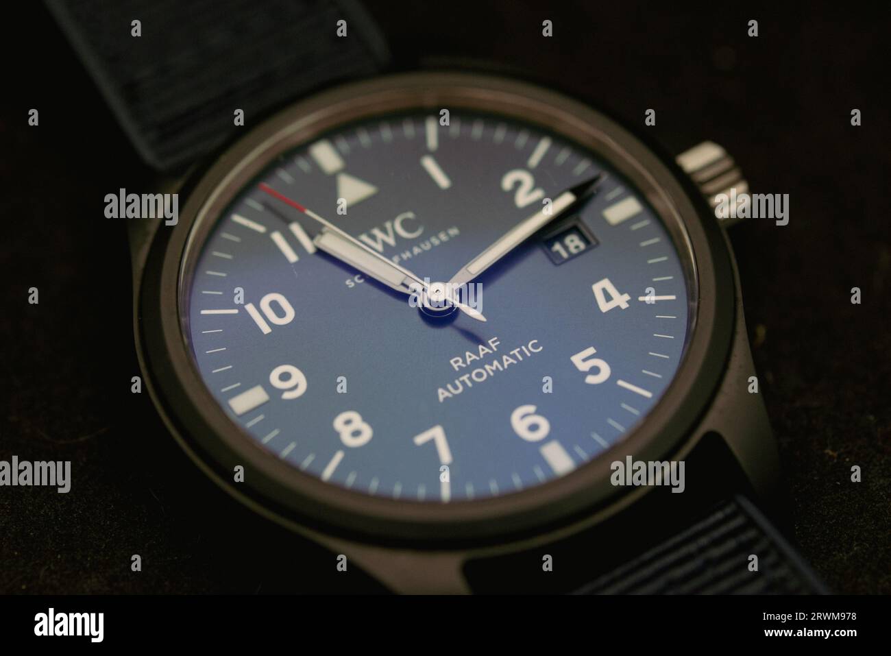 images of the a special IWC RAAF Automatic pilots watch made with the ...
